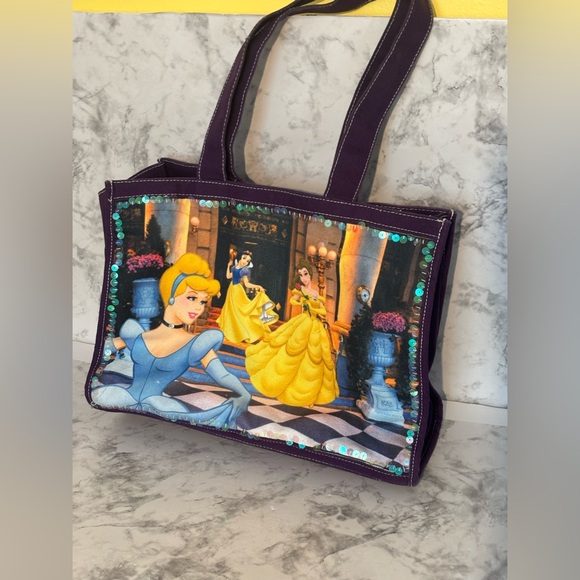 Disney | Bags | Disney Princess Canvas Tote Bag | Poshmark